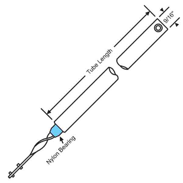 Strybuc | Blue Bearing 85 Series Tilt Tube Balance 85-30B | Patio Door ...